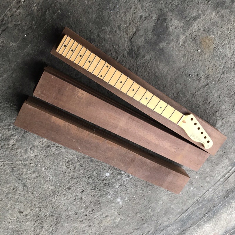 Jual Bahan kayu neck roasted maple untuk model ibanez fender suhr ...