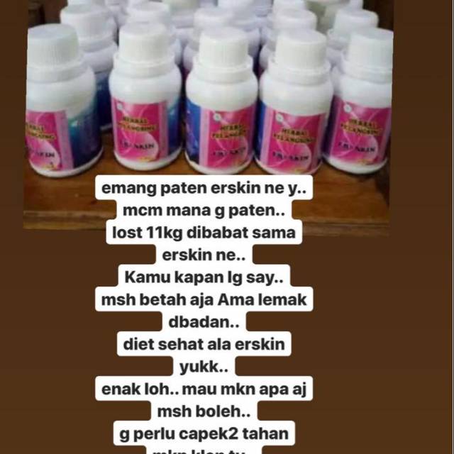 Jual Herbal pelangsing erskin ( original erskin ) | Shopee Indonesia Jual Herbal pelangsing erskin ( original erskin ) | Shopee Indonesia
