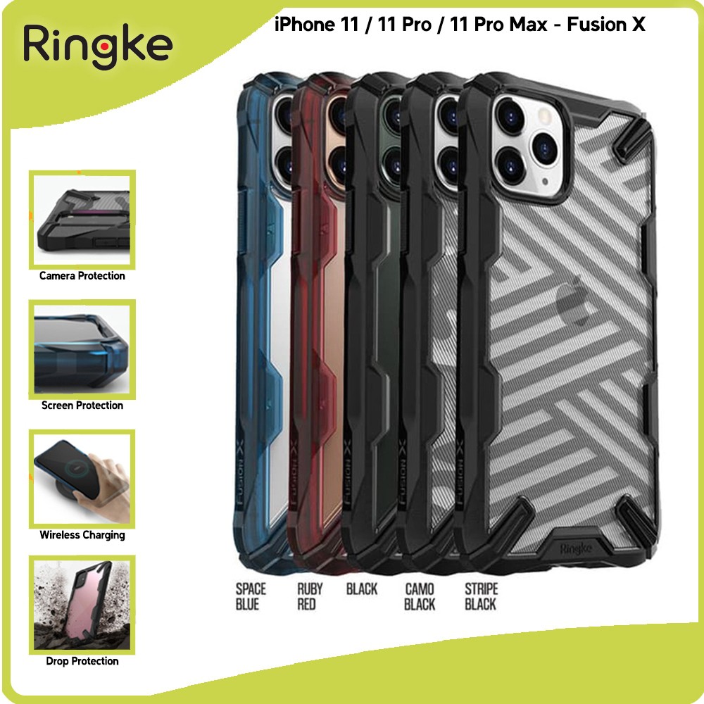 Jual Ringke iPhone 11 11 Pro 11 Pro Max Fusion X Softcase Anti Crack ...