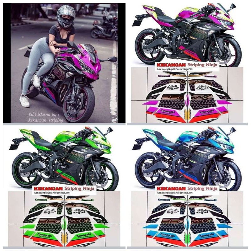 Jual Striping ZX-25R Custom Warna (KHUSUS PESANAN) | Shopee Indonesia