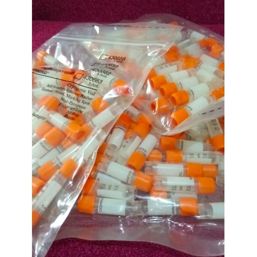 Jual Cryogenic Vial 2ml PP Sterile Brand Corning | Shopee Indonesia
