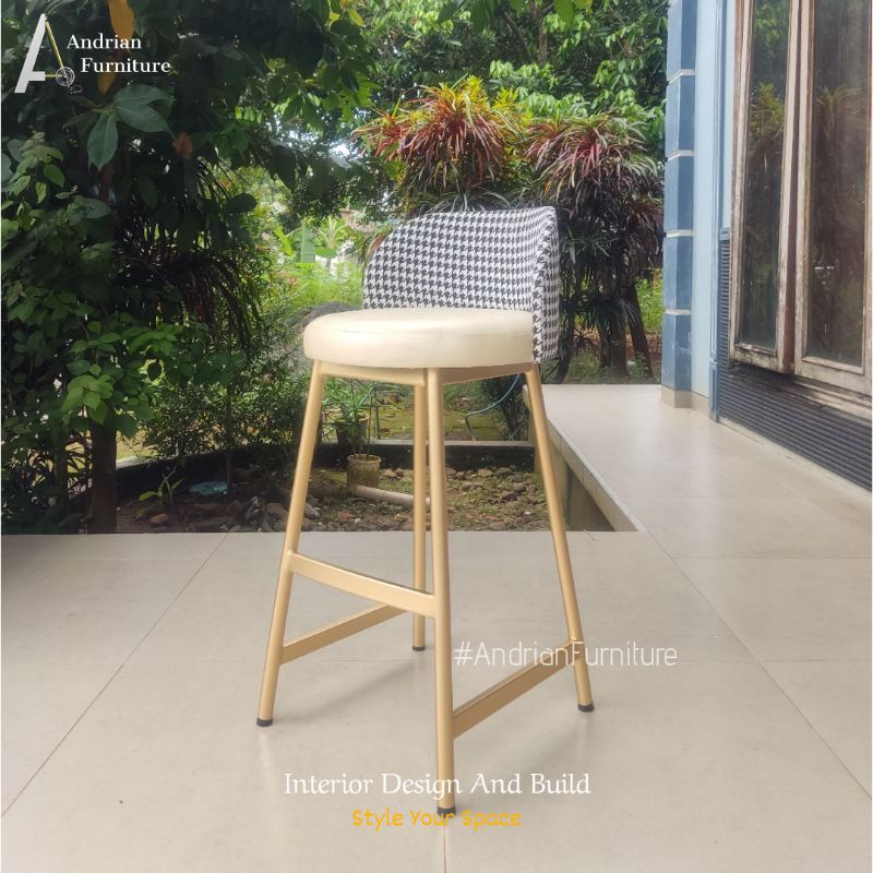 Jual CUSTOM | Kursi Bar Stool Kitchen / Counter Industrial Minimalis ...