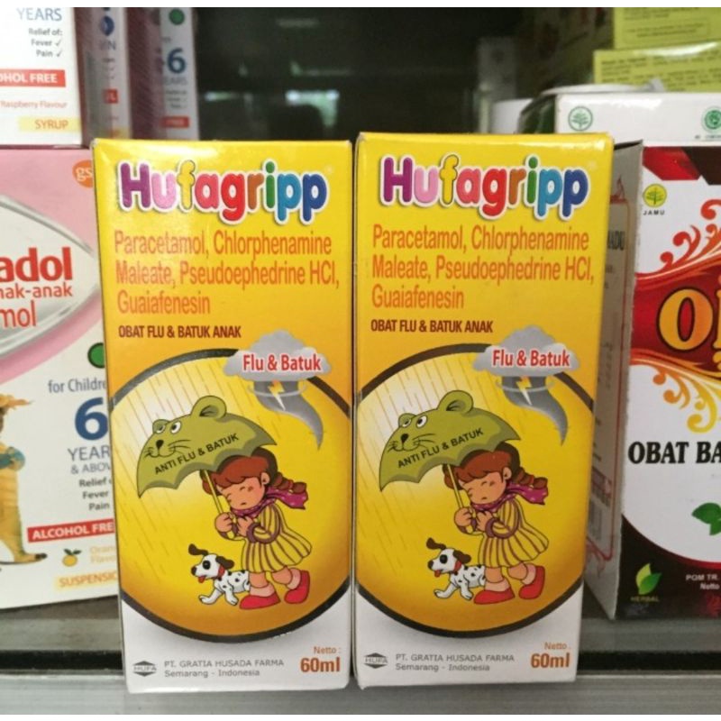 Jual Hufagrip Kuning Flu Batuk 60ml | Shopee Indonesia