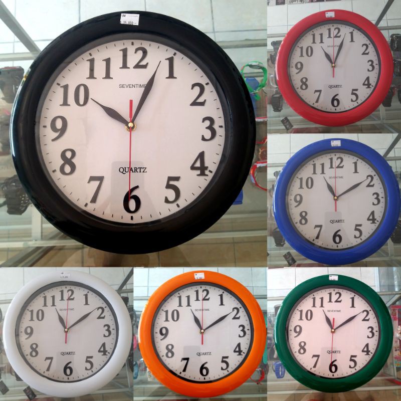 Jual Jam dinding ogana polos / seventime / 7time / 7 time diameter 30cm ...