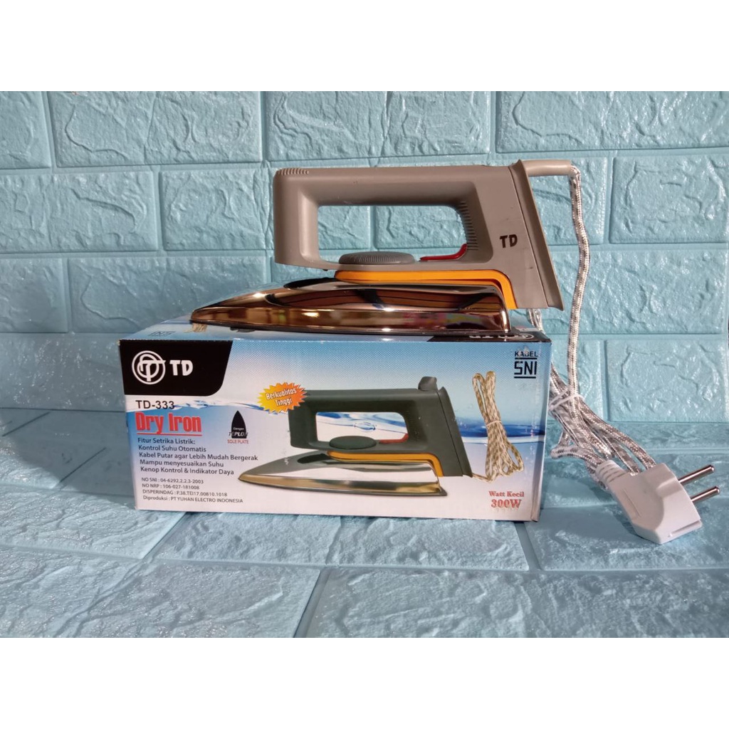Jual SETRIKA TD-333 | Shopee Indonesia