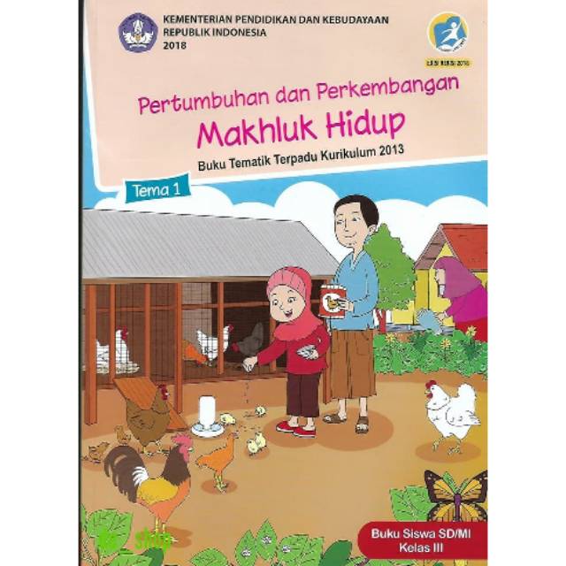 Jual Buku tematik Kelas 3 tema 1 Pertumbuhan dan perkembangan makhluk hidup K13 revisi 2018 ...