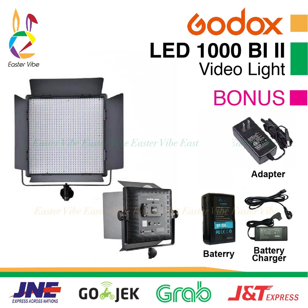 Jual GODOX LED 1000 Bi II | LED1000Bi II BiCOLOR LED STUDIO LIGHT | Shopee Indonesia