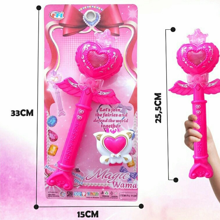 Jual MAINAN TONGKAT PERI MAINAN ANAK CEWEK MAINAN TONGKAT MAGIC WAND ...
