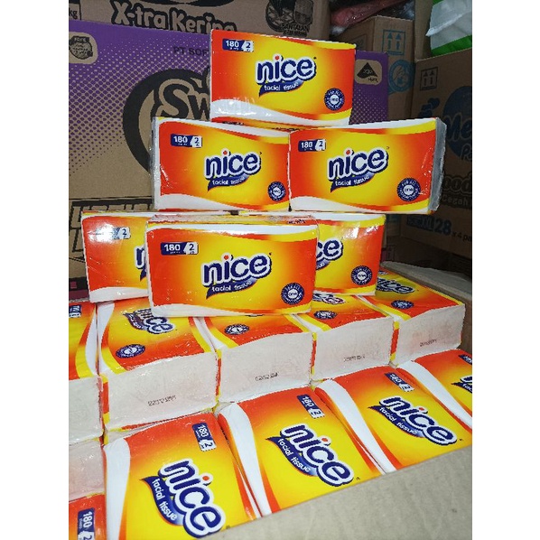 Jual Facial Tissue NICE 180 Sheets | Shopee Indonesia