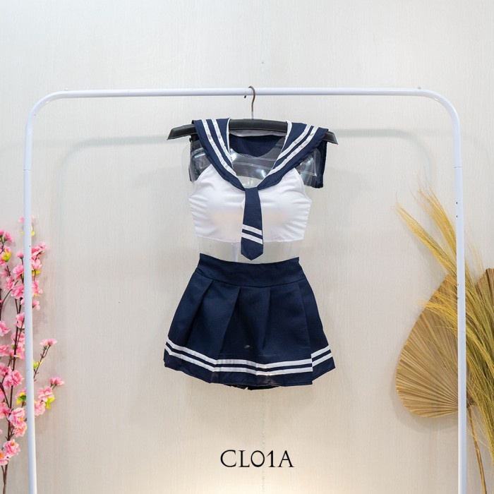 Jual SEXY COSTUME LINGERIE COSPLAY SERAGAM JAPANESE STUDENT CL01B ...