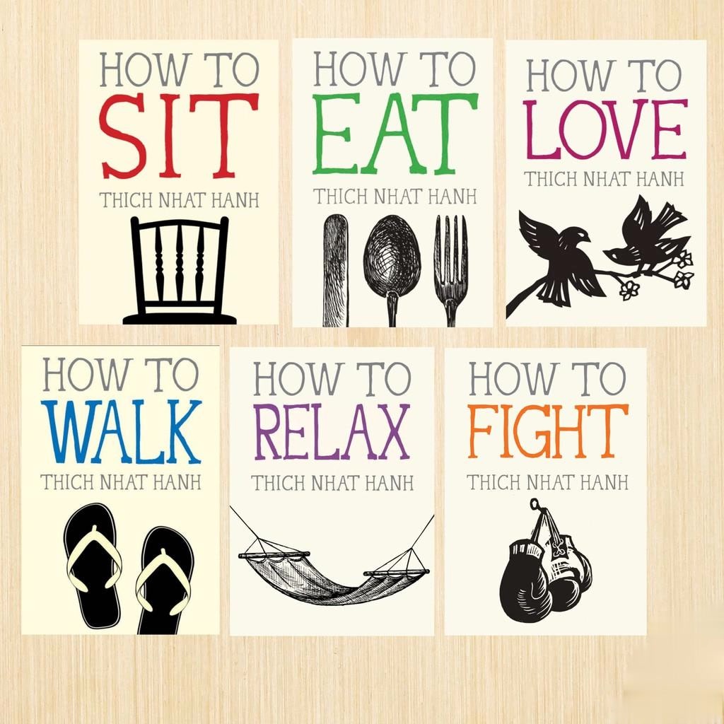 Jual (English) Thich Nhat Hanh Book Series (How to Sit, Eat, Love, Walk ...