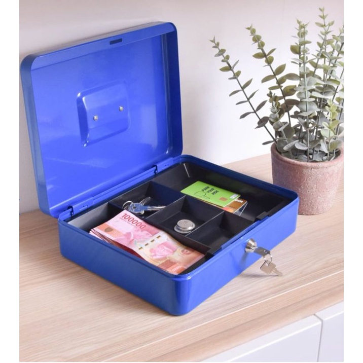 Jual Krisbow cash box kotak penyimpanan uang 30 cm | Shopee Indonesia
