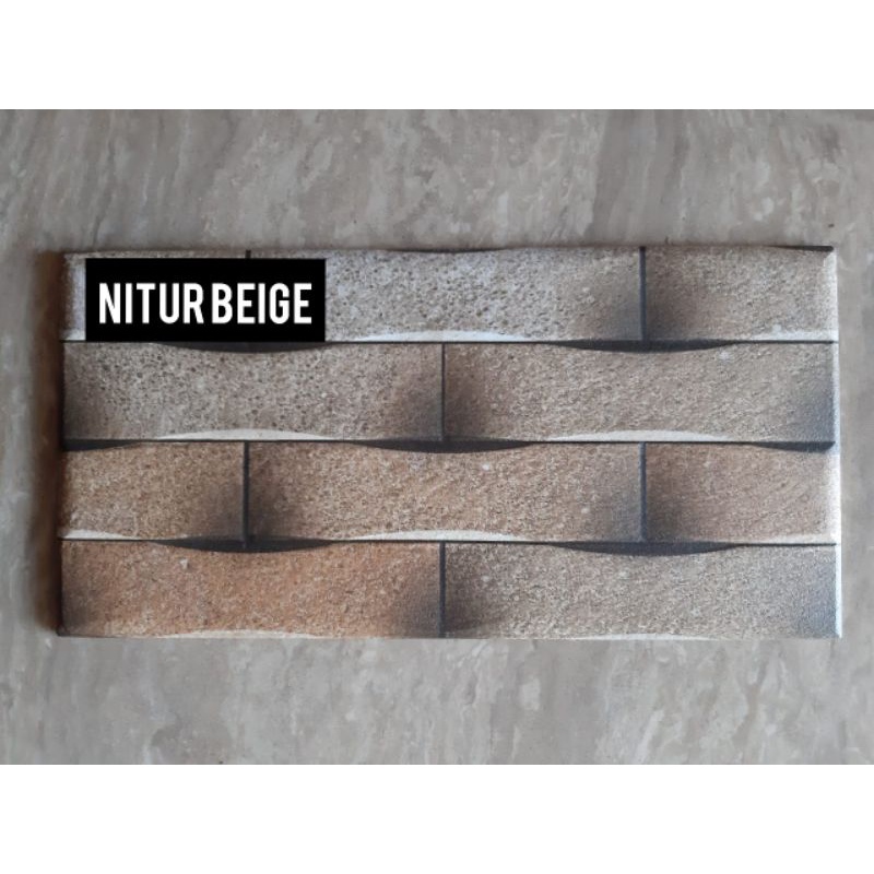 Jual KERAMIK DINDING 20X40 NITUR BEIGE / MULIA / KW1 | Shopee Indonesia