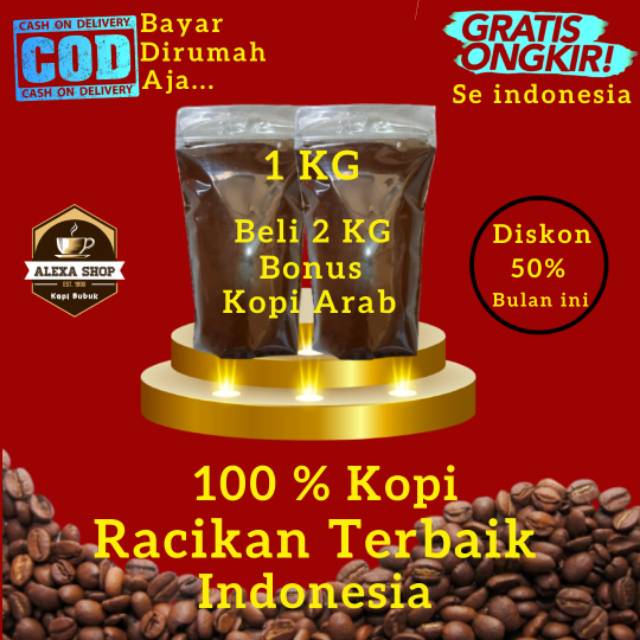 Jual KOPI BUBUK/KOPI ROBUSTA/KOPI ARABIKA/KOPI KILOAN HITAM LOKAL ...