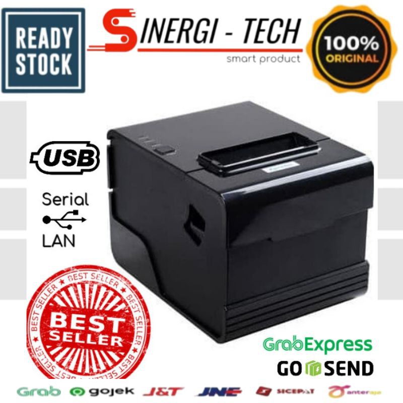 Jual PRINTER THERMAL AUTOCUTTER 80MM EP260N USB SERIAL LAN - RJ11 Port ...