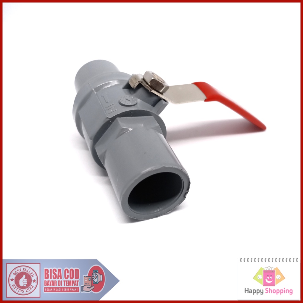 Jual Ball Valve 1/2 Inci Gagang Besi Stop Keran Handle Besi COD Murah | Shopee Indonesia