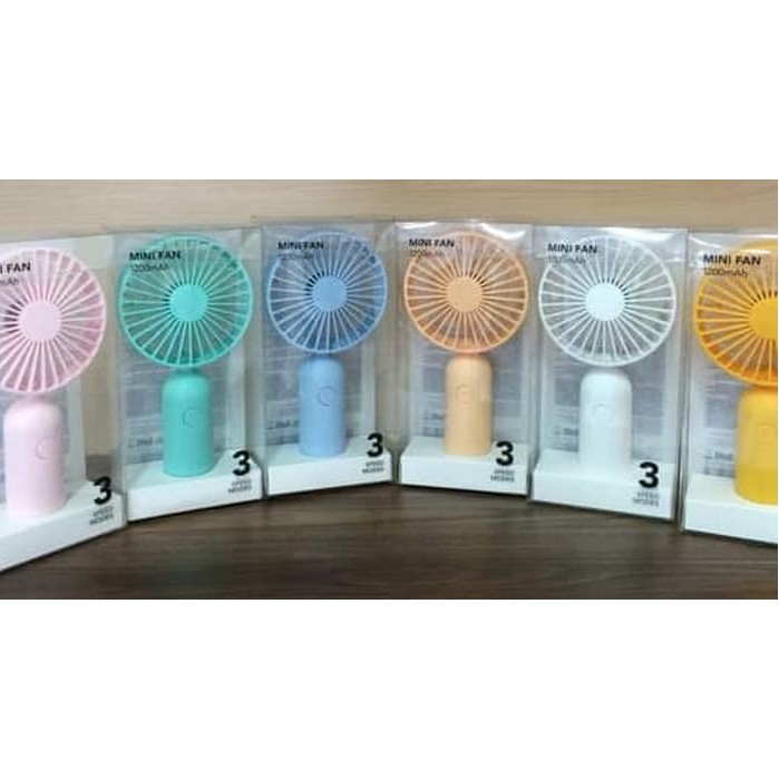 Jual MINISO ORIGINAL MINI PORTABLE FAN 1200mAh / EMERGENCY HANDY KIPAS ...