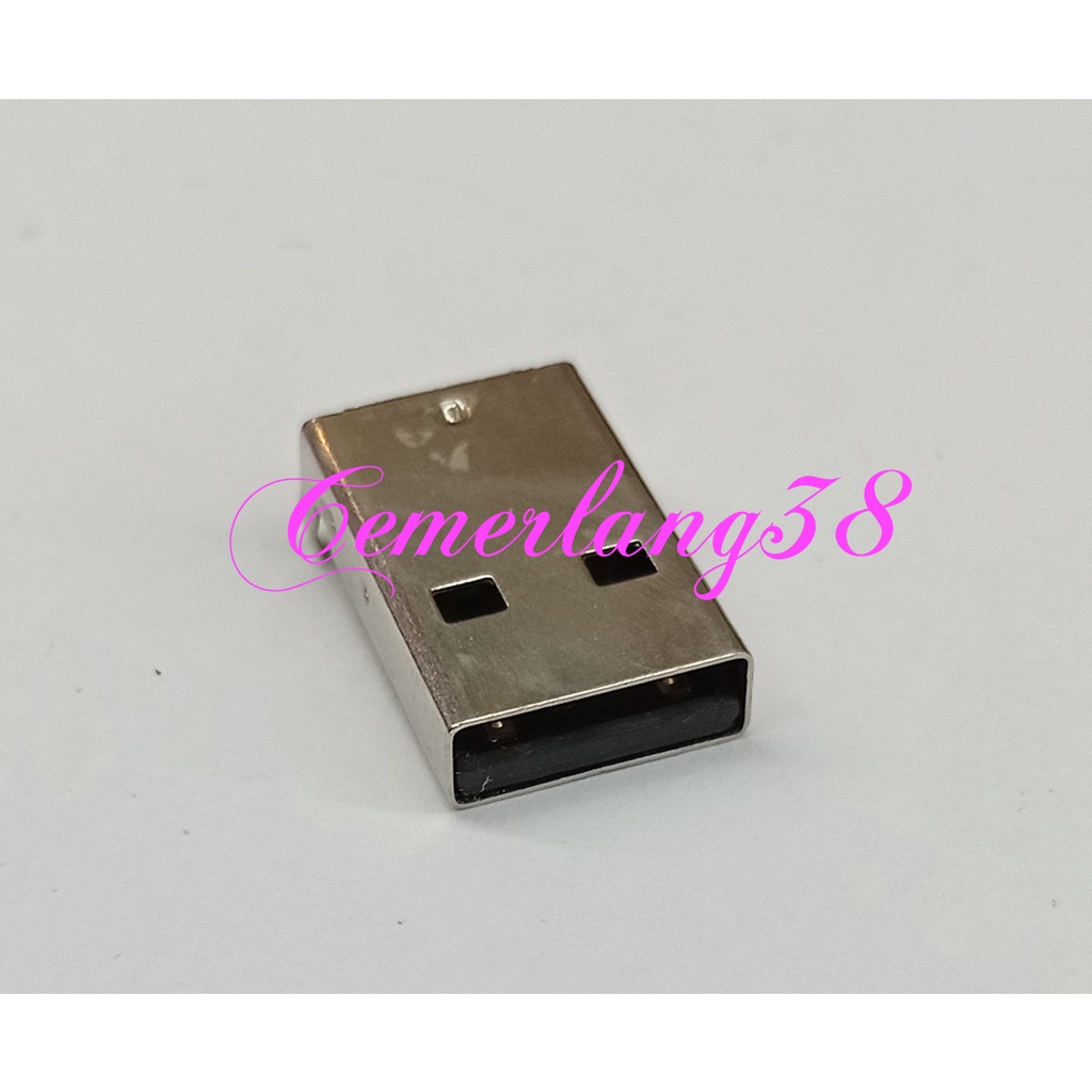 Jual Soket USB Male Plug 4 Pin Konektor Plastik Tipe A cowok | Shopee ...