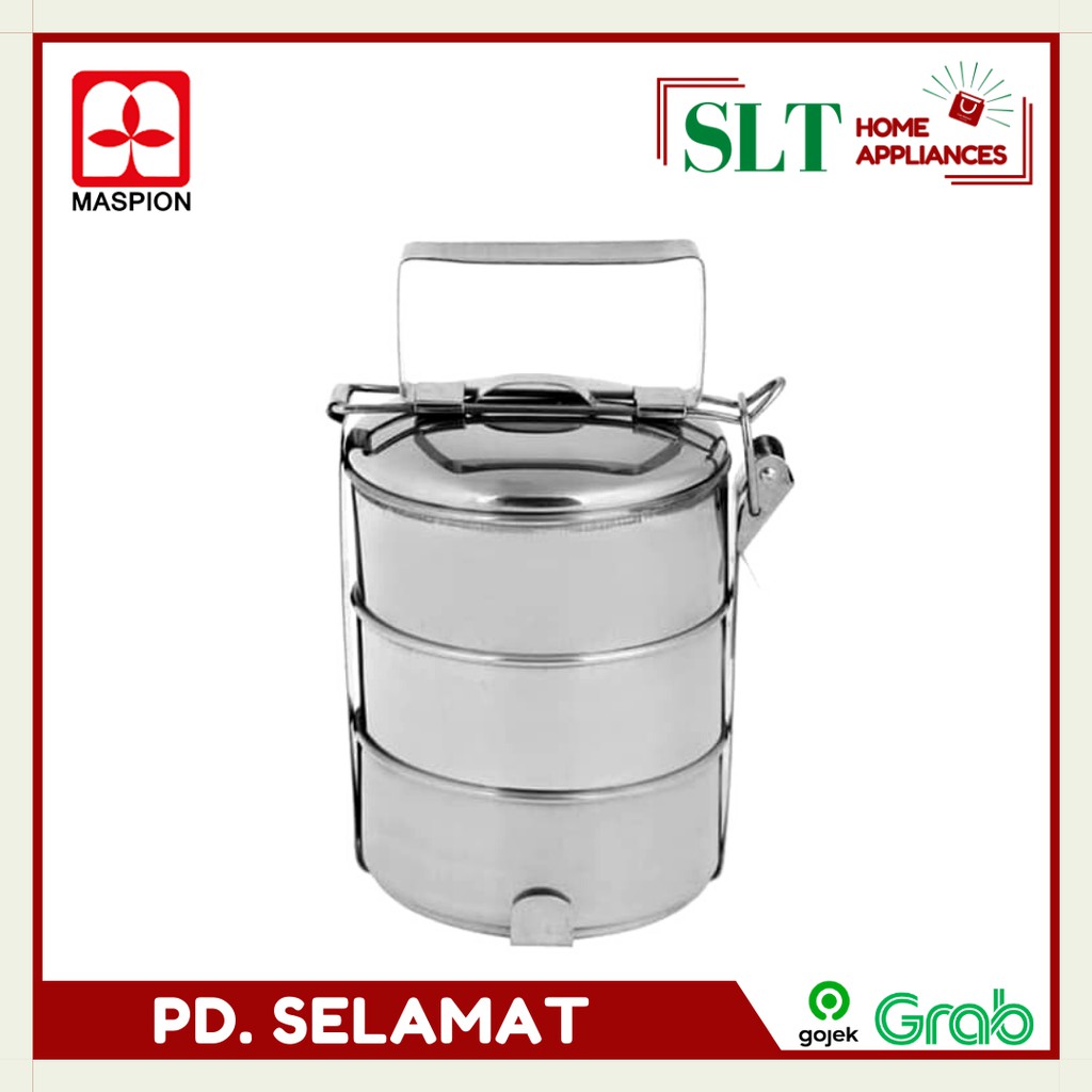 Jual Maspion, Rantang Stainless 10 susun 3 | Shopee Indonesia