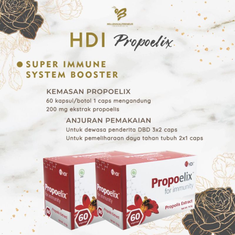 Jual Propoelix HDI Kapsul Propolis Untuk Kesehatan | Shopee Indonesia