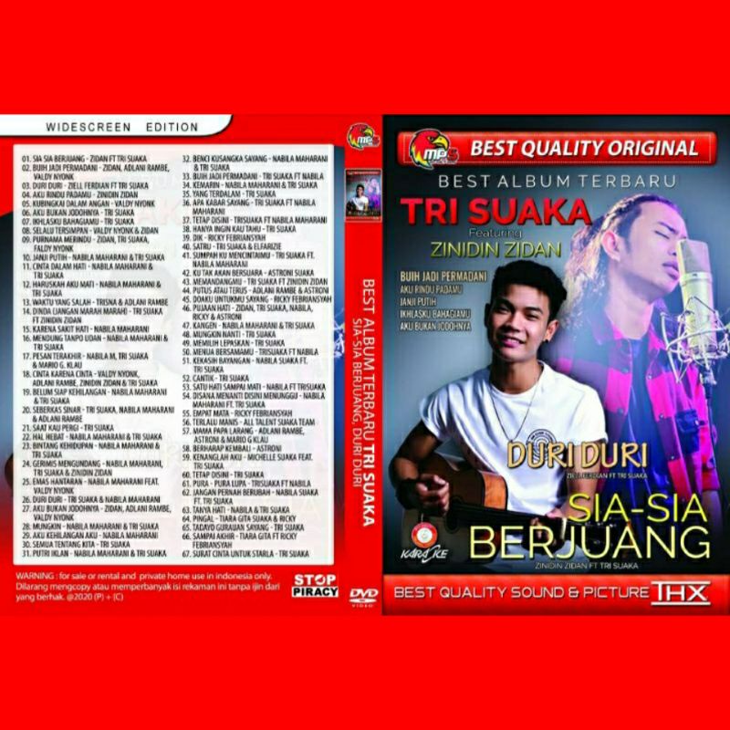 Jual KASET LAGU MP5 BEST ALBUM TRI SUAKA & ZINIDIN ZIDAN | Shopee Indonesia