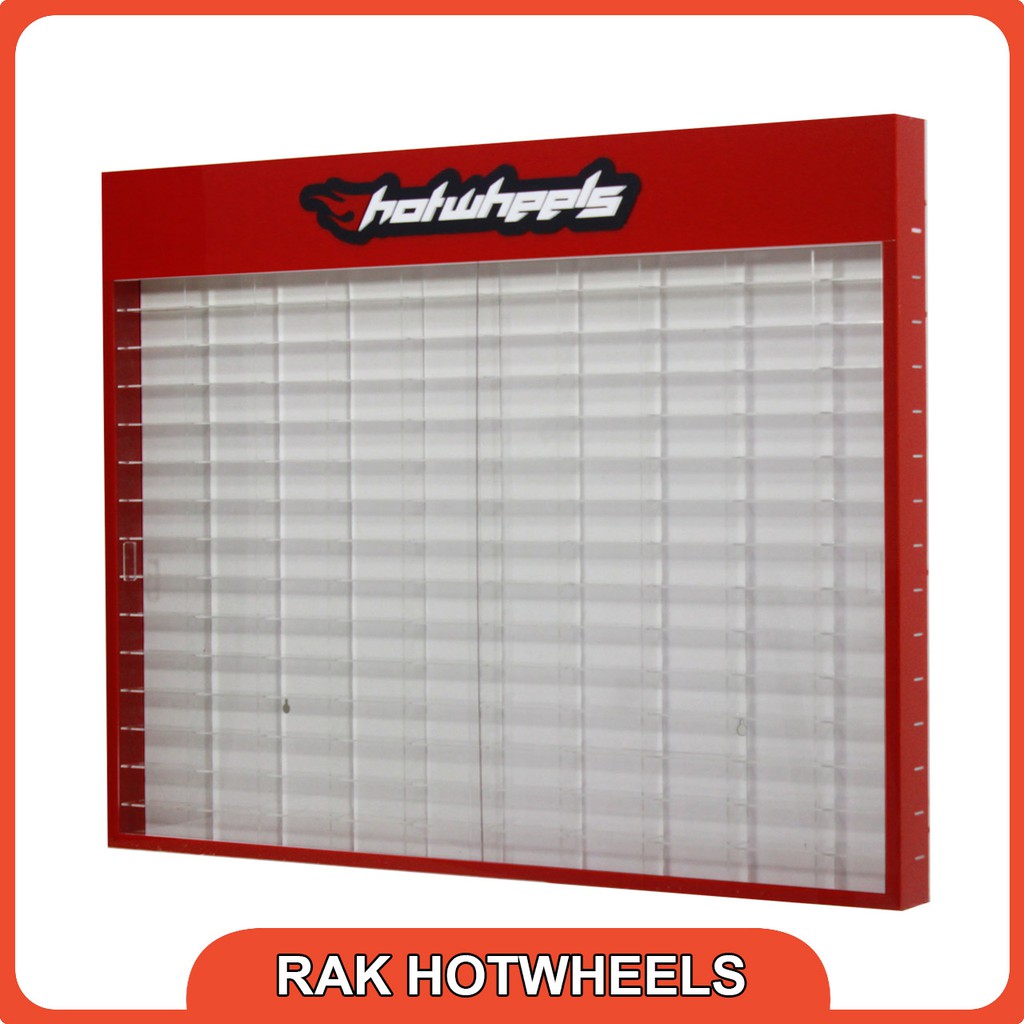 Jual Rak Hotwheels Akrilik Isi 150- Standard Edition Skala 1:64 Header ...