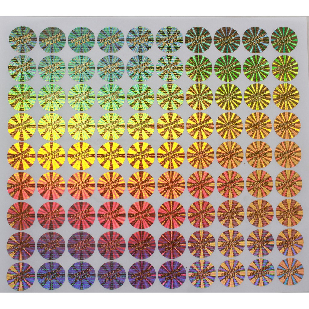 Jual Stiker hologram 3D original plus uk.d. 1,5 cm | Shopee Indonesia