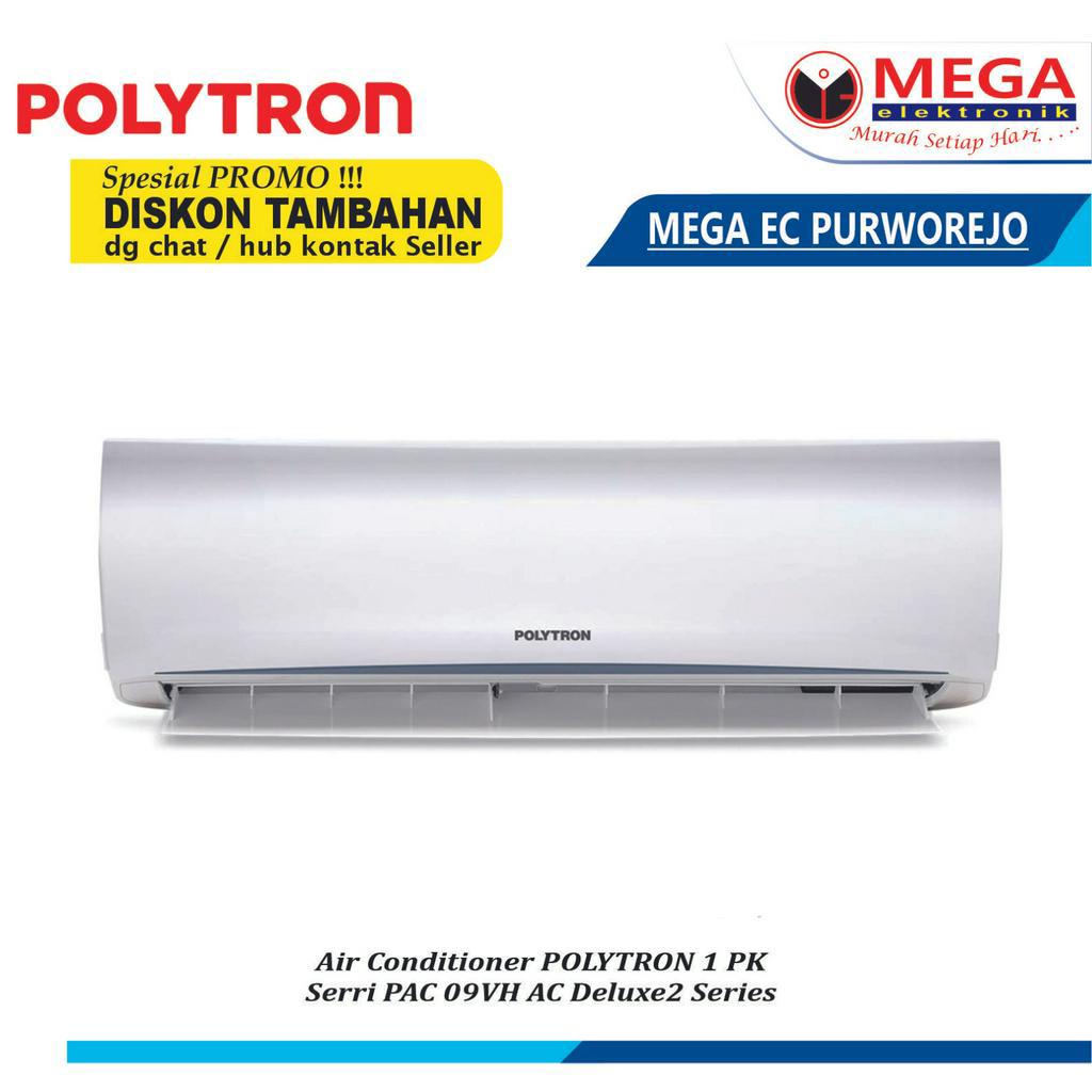 Jual AC POLYTRON 1 PK PAC 09VH DELUXE2 SERIES AIR CONDITIONER R32 PROMO ...