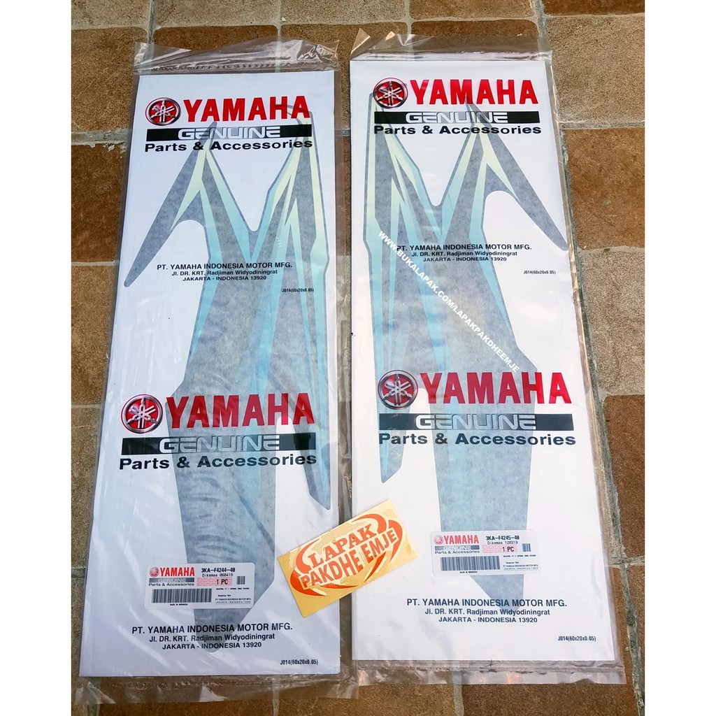 Jual STICKER TANGKI RX KING 2005 UNTUK TANGKI BIRU YAMAHA ORIGINAL ...