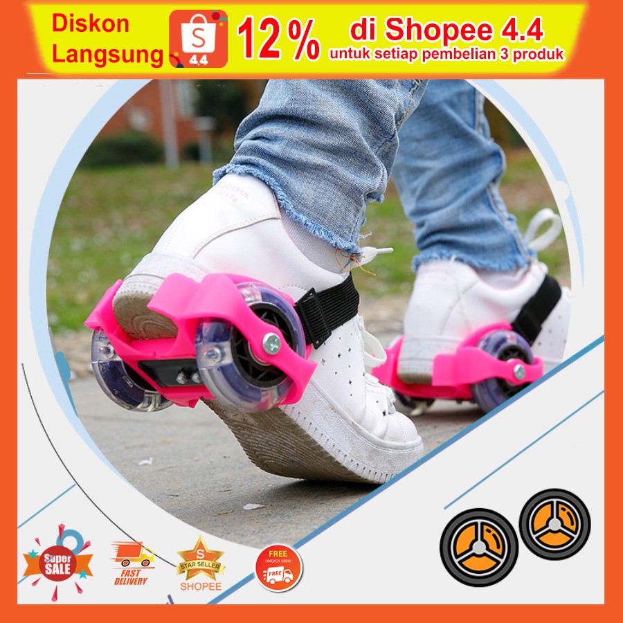 Jual Flashing Roller Sepatu Roda Sekolah Anak Perempuan roller shoes ...