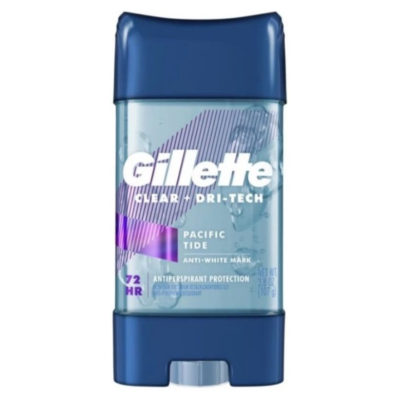 Jual Gillette Pacific Tide Clear Gel + Dri Tech Antiperspirant ...