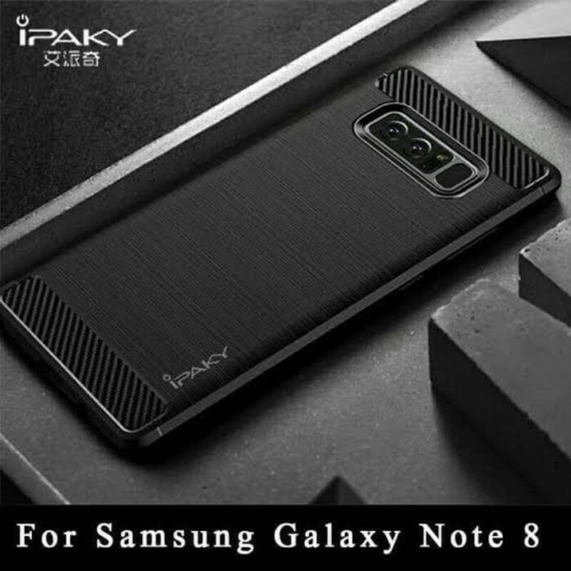 Jual SAMSUNG GALAXY NOTE 7 8 FE CASE SLIM FIT CARBON SOFTCASE FIBER MULTI IPAKY CARBON | Shopee ...