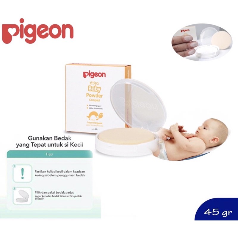 Jual Pigeon Bedak Padat - 45gr | Compact Powder (With Case / Refill ...