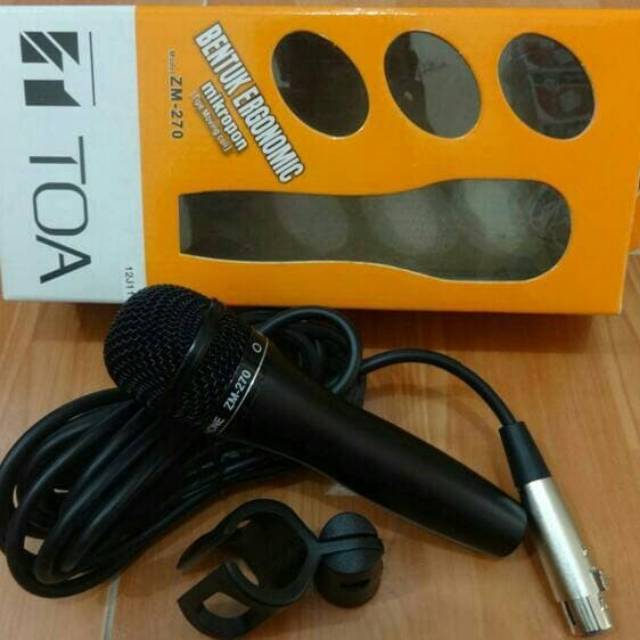 Jual Mic Kabel/Mikrofon Kabel TOA ZM 270 Original | Shopee Indonesia