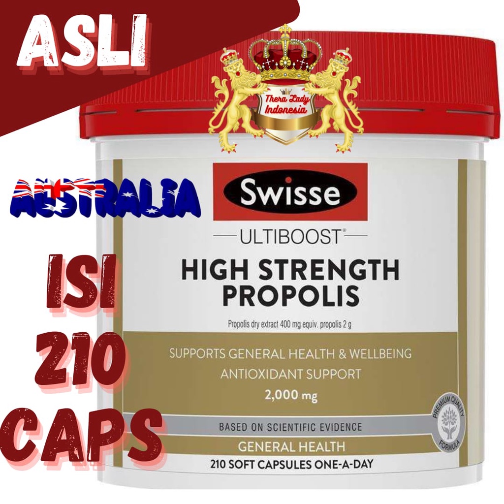 Jual Swisse Ultiboost High Strength Propolis 2000mg 210 Capsules | Shopee Indonesia