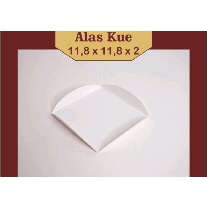 Jual 5pcs Alas Kue Mini 10x10cm Alas Kue Laminasi Tatakan Kue 10x10 ...