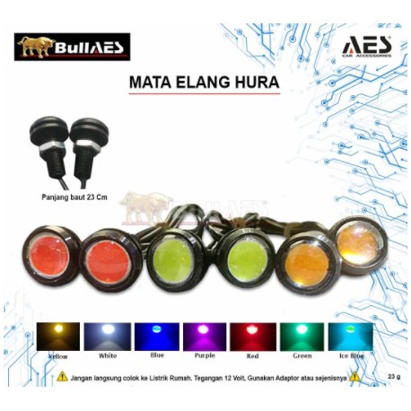 Jual Lampu mata elang LED Strobo Mata Elang SuperBright Waterproof Eagle Eye Non Flash Universal ...