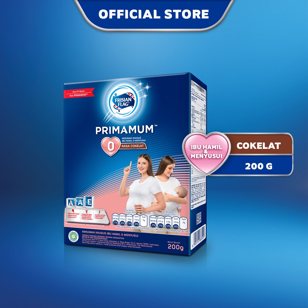 Jual Frisian Flag Primamum Mama Chocolate 200 gr - Susu Ibu Hamil dan ...