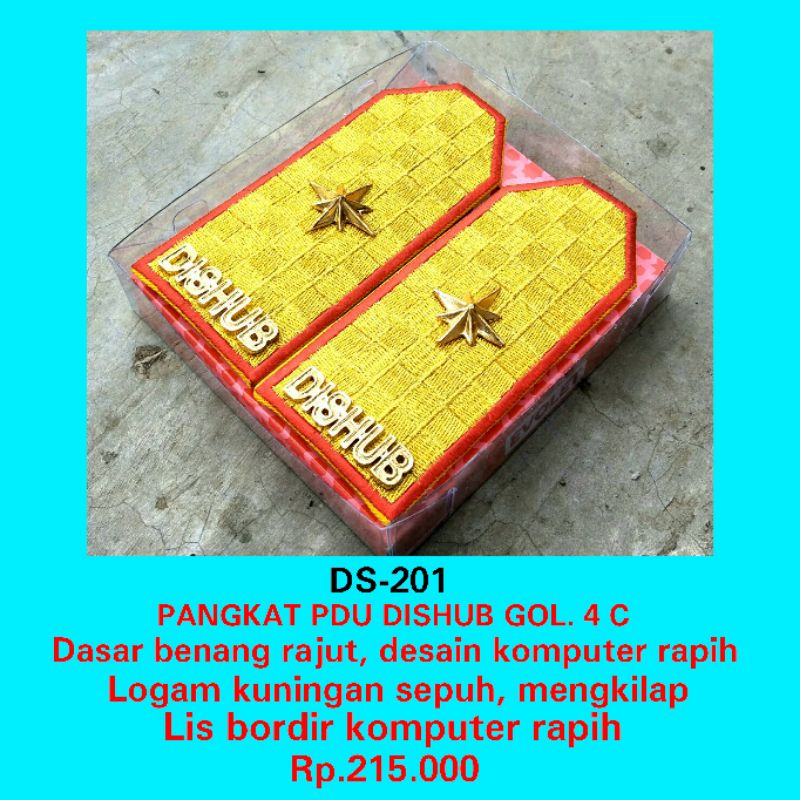 Jual ds-201 pangkat pdu dishub golongan 4 jabatan struktural | Shopee ...