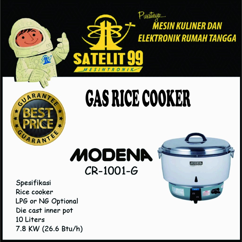 Jual Gas Rice Cooker MODENA CR-1001-G | Shopee Indonesia