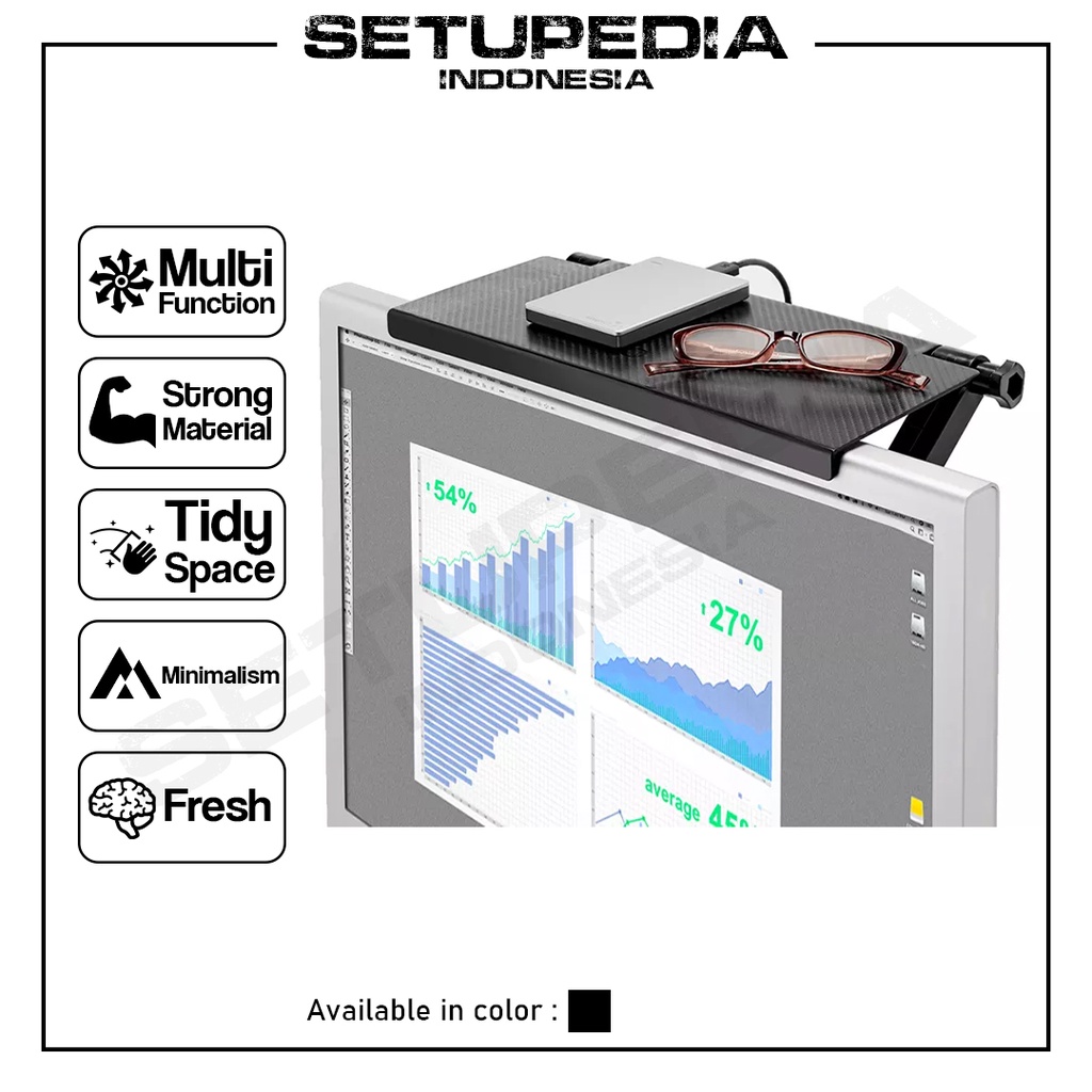 Jual Rak Atas Monitor TV Laci Monitor Penyimpanan Atas Monitor Tempat ...