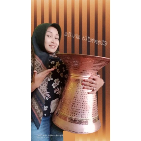 Jual seeng tembaga/langseng tembaga kuno+kukusan bambu | Shopee Indonesia