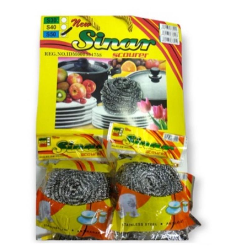 Jual SABUT CUCI PIRING ANTI KARAT SABUT KAWAT STAINLESS | Shopee Indonesia