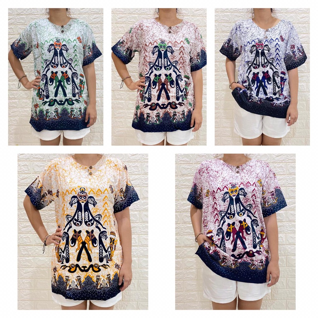 Jual Baju Bali Motif Batik Asmat Unisex | Shopee Indonesia