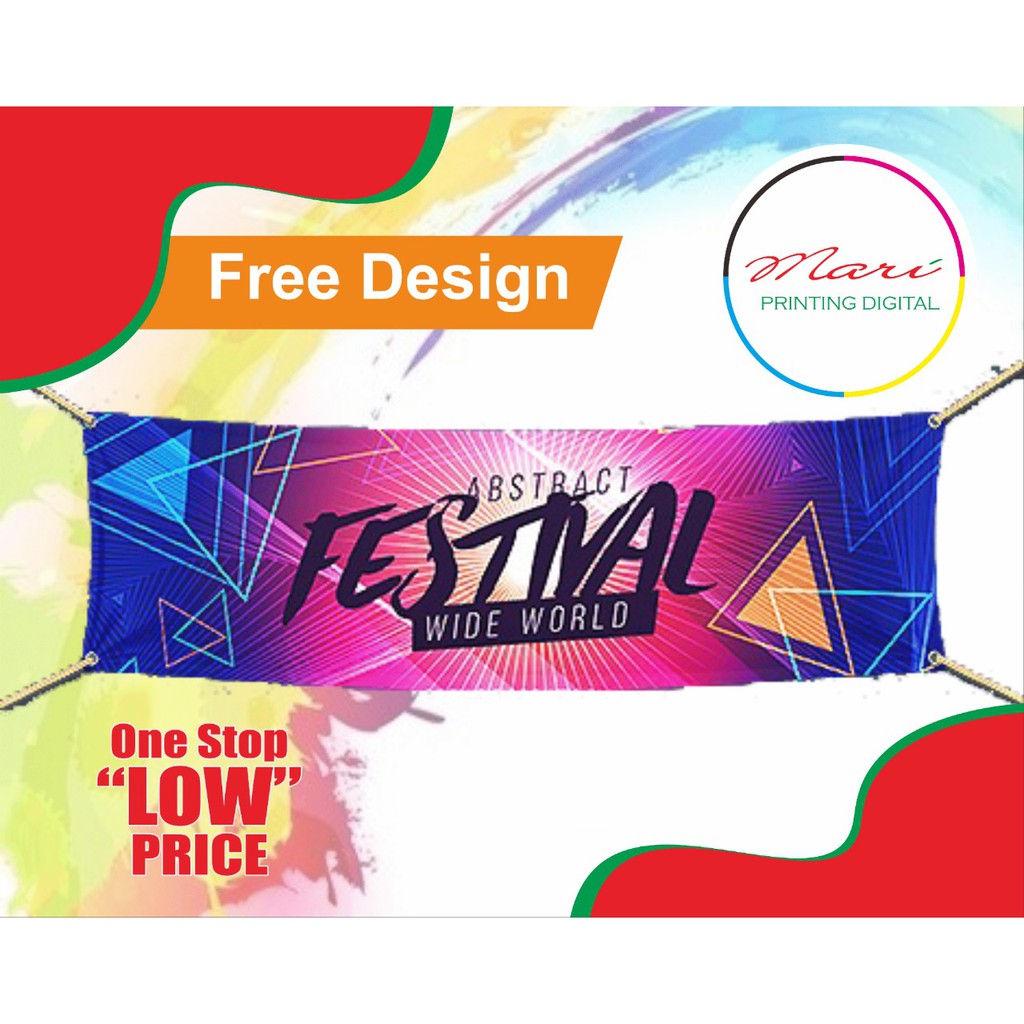 Jual CETAK SPANDUK PILKADA MURAH FREE DESIGN | Shopee Indonesia