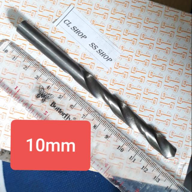 Jual MATA BOR BESI HSS 10mm bisa buat besi kayu aluminum baja putih 10 mm | Shopee Indonesia