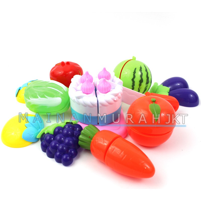 Jual MAINAN ANAK MURAH BUAH DAN SAYUR MF20 KUE ULANG TAHUN DAN ANEKA ...