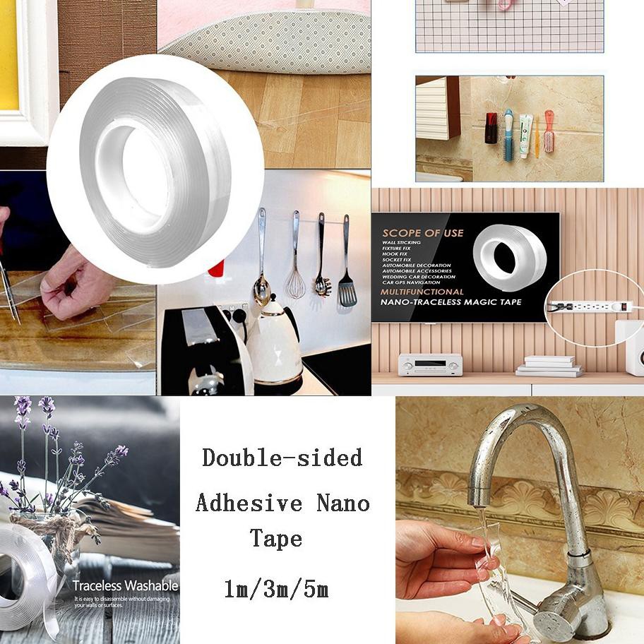 Jual Best Seller!! KODE-234 NANO MAGIC TAPE DOUBLE TAPE MULTIFUNGSI Lem ...