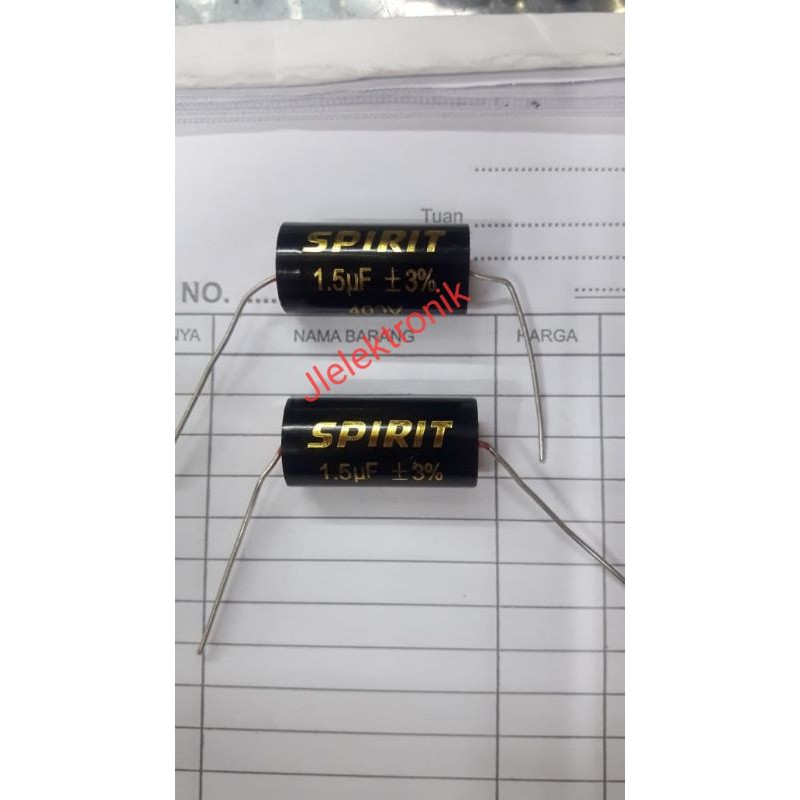 Jual Spirit 155 Kapasitor 1,5uF 400V Ori Tweeter capasitor capasitor | Shopee Indonesia