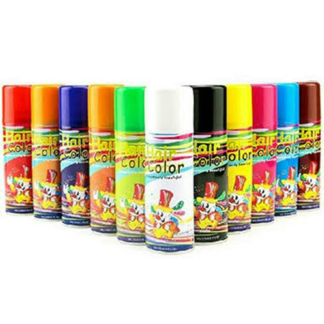 Jual Neulon Temporary Hair Spray Color Colour / Cat Rambut Semprot ...